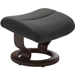 Fu&szlig;hocker stressless, B:57cm H:40cm T:47cm, grau, Leder BATICK: BATICK ist ein leicht korrigiertes, durchgef&auml;rbtes und genarbtes M&ouml;belleder, bei dem