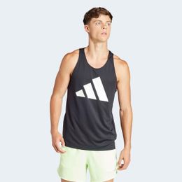 Damen Lauftop "RUN IT TANK", schwarz, Gr. XXL, adidas Performance, Obermaterial: 100% Polyester, Tops