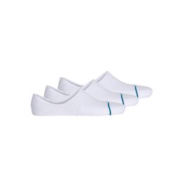 Stance Damen Sneakersocken "Socken Icon No Show Sneakersocken 3er Pack", Gr. 43, wei&szlig;, Obermaterial: 55% Baumwolle CO. 41% Nylon NY. 4% Elasthan EL.,