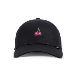 Djinns Damen Snapback Cap "Djinns Dad Cap DNC Cherry"schwarz, 100% Baumwolle, Caps