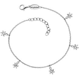 Engelsrufer Damen Armband "Shiny", 20cm, Silber 925 (Sterlingsilber), silber, Silber 925 (Sterlingsilber), Armb&auml;nder, Made in Germany - mit Zirkonia