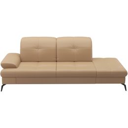 Sit & More Recamiere SIT & MORE, B:231cm H:90cm T:122cm, beige, Sofas, "Amica, inkl. Sitztiefenverstellung und Armteilverstellung", wahlweise mit