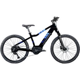 Zündapp ZÜNDAPP E-Bike "Z240", 38cm, 24 Zoll (60,96cm), schwarz, Elektrofahrräder, E Bike Mountainbike 24 Zoll Elektro Bike 130-145 cm Jugendliche ab 8