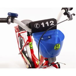 Bachtenkirch Kinderfahrrad "12" Feuerwehr", 23cm, 12 Zoll (30,48cm), rot, Fahrr&auml;der