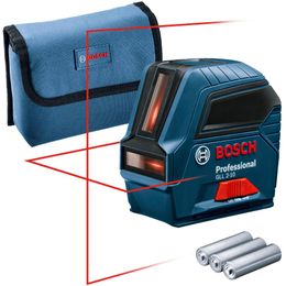 Linienlaser "GLL 2-10", B:140cm H:100cm L:170cm, blau, Bosch Professional, Lasermessgeräte