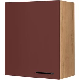 H&auml;ngeschrank Nobilia, B:60cm H:72cm T:37,2cm, rot, K&uuml;che, Schr&auml;nke, ""Easytouch", Ausrichtung w&auml;hlbar, vormontiert", in drei Breiten: 30, 45 und 60