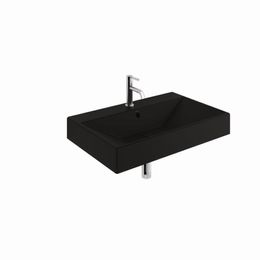 Kludi RESA Waschtisch 59WW8139 81 x 50 x 12 cm, Ein Hahnloch Mattschwarz