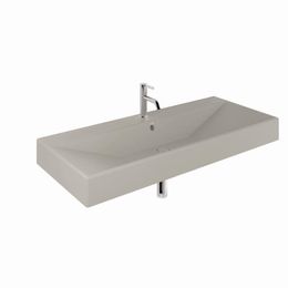 Kludi RESA Waschtisch 59WW121O2 121 x 50 x 12 cm, Ein Hahnloch Matt Light Dove