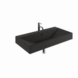 Kludi RESA Waschtisch 59WW10139 101 x 50 x 12 cm, Ein Hahnloch Mattschwarz