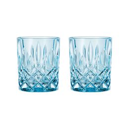 Nachtmann Whiskyglas "Whiskybecher Noblesse Fresh 295 ml 2er Set", blau, Trinkgefäße
