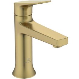 Ideal Standard La Dolce Vita Grande Waschtischarmatur BD654A2 ohne Ablaufgarnitur, Ausladung 118mm, brushed gold