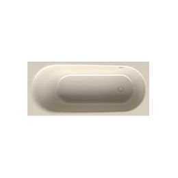 Bette BetteComodo Badewanne 1641-001PLUS 180x80x45cm, &Uuml;berlauf hinten, Fu&szlig;ende rechts, Glasur, pergamon