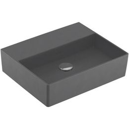 Villeroy & Boch Villeroy & Boch Memento 2.0 Waschtisch 4A2253I4 50 x 42 cm, Graphite C-plus, ohne Hahnloch, ohne &Uuml;berlauf