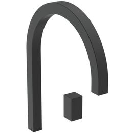 Ideal Standard Solos Waschtischarmatur A7831XG hoher Auslauf, ohne Ablaufgarnitur, silk black