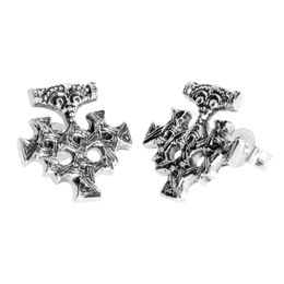 OSTSEE-SCHMUCK Damen Paar Ohrstecker "- Hiddensee 15 x 13 mm - Silber 925/000 -", Silber 925 (Sterlingsilber), silber, Silber 925 (Sterlingsilber),