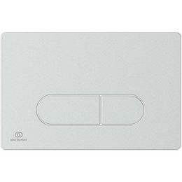 Ideal Standard Oleas WC-Bet&auml;tigungsplatte R0116JG 234x8,5x154mm, pneumatisch, chrom matt