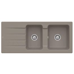 Villeroy & Boch Villeroy & Boch Architectura Einbausp&uuml;le 338002TR mit Ablaufgarnitur und Exzenterbet&auml;tigung, Timber