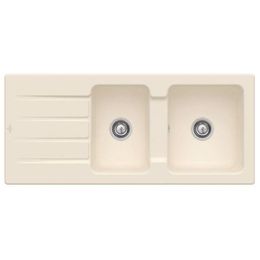 Villeroy & Boch Villeroy & Boch Architectura Einbausp&uuml;le 338002FU mit Ablaufgarnitur und Exzenterbet&auml;tigung, Ivory