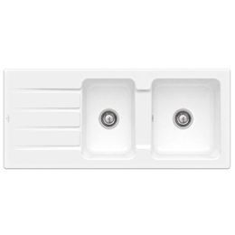 Villeroy & Boch Villeroy & Boch Architectura Einbausp&uuml;le 338002KG mit Ablaufgarnitur und Exzenterbet&auml;tigung, Snow White