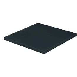 Duravit Stonetto Duschwanne 720167680000000 100 x 100 x 5 cm, anthrazit matt, aus DuraSolid Q