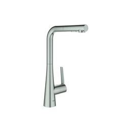 Grohe Zedra Sp&uuml;ltischmischer 32553DC2 supersteel, herausziehbare Dual-Brause