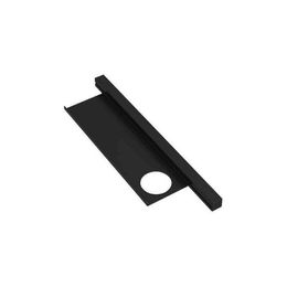 HEWI Waschtischprofil 950.13.0003DX 408mm, mit Ablage 360x102mm, wei&szlig; tiefmatt, Loch rechts