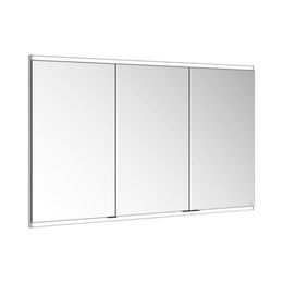 KEUCO Royal Modular 2.0 Spiegelschrank 800310130000300 1300 x 700 x 120 mm, 1 Steckdose, 1 Doppel-USB-Ladestelle, Wandeinbau, 3-t&uuml;rig