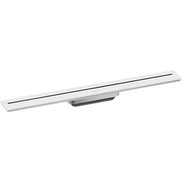 Hansgrohe Drain Duschrinne 42525700 700mm, Fertigset, zur Wandmontage, mattwei&szlig;