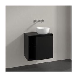 Villeroy & Boch Villeroy und Boch Collaro Waschtischunterschrank C15100VL 60x54,8x38cm, Waschtisch rechts, volcano black