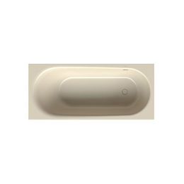 Bette BetteComodo Badewanne 1641-006 180x80x45cm, &Uuml;berlauf hinten, Fu&szlig;ende rechts, jasmin