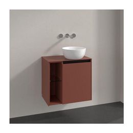Villeroy & Boch Villeroy und Boch Collaro Waschtischunterschrank C15100AH 60x54,8x38cm, Waschtisch rechts, wine red