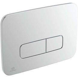 Ideal Standard Oleas WC-Bet&auml;tigungsplatte R0124AA 241x8,5x165mm, pneumatisch, chrom