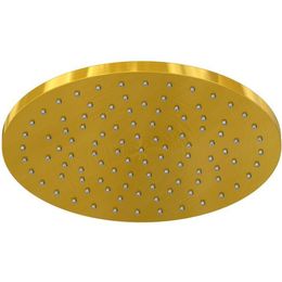 Steinberg Serie 100 Regenbrause 1001687BG &Oslash; 200 x 8 mm, Brushed Gold, mit Easy-clean System