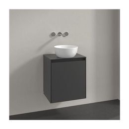 Villeroy & Boch Villeroy und Boch Collaro Waschtischunterschrank C149B0VR 50x54,8x38cm, Waschtisch mittig, LED-Beleuchtung 3,4 W, graphite