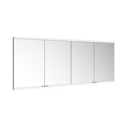 KEUCO Royal Modular 2.0 Spiegelschrank 800410200100500 2000 x 700 x 160 mm, 2 Steckdosen, 2 Doppel-USB-Ladestellen, Wandeinbau, 4-t&uuml;rig