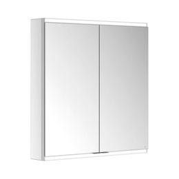 KEUCO Royal Modular 2.0 Spiegelschrank 800211070000300 700 x 700 x 120 mm, 1 Steckdose, 1 Doppel-USB-Ladestelle, Wandvorbau, 2-t&uuml;rig, beleuchtet