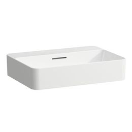 Laufen Val Waschtisch-Schale H8122844001091 55x40cm, wei&szlig; LCC, mit &Uuml;berlauf, ohne Hahnloch