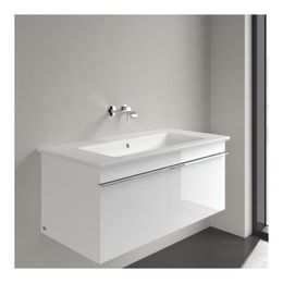 Villeroy & Boch Villeroy und Boch Venticello M&ouml;bel-Waschtisch 4104AJRW 100x50cm, stone white C-plus, ohne Hahnloch, mit &Uuml;berlauf
