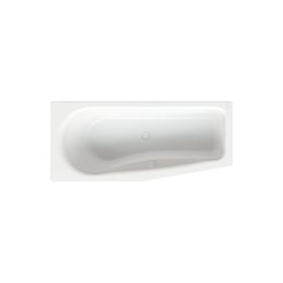 Badewanne BetteLuna, 170 x 75 x 45 cm 2760000Plus weiss GlasurPlus, schr&auml;ges Fussende rechts