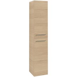 Villeroy & Boch Villeroy und Boch Avento Hochschrank A89401VJ 35 x 176 x 37,2 cm, Anschlag rechts, 2 T&uuml;ren, Nordic Oak