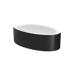 Bette BetteEve Badewanne 6043-350CFXXS 180x100x45cm, schwarz gl&auml;nzend