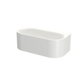 Bette BetteLux Oval Silhouette Badewanne 3415-440CWVVS snow, 170x80x45cm, freistehend