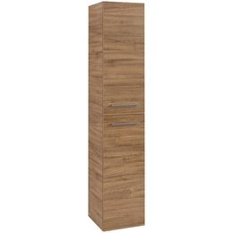 Villeroy & Boch Villeroy und Boch Avento Hochschrank A89401RH 35x176x37,2cm, Anschlag rechts, 2 T&uuml;ren, Kansas Oak