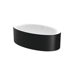 Bette BetteEve Badewanne 6043-351CFXXS 180x100x45cm, schwarz matt