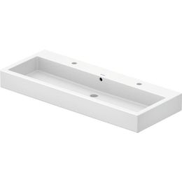 Duravit Vero Waschtisch 0454120026 120x47cm, weiss, geschliffen, 2 Hahnl&ouml;cher