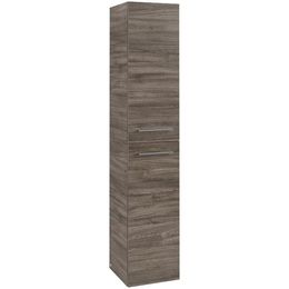 Villeroy & Boch Villeroy und Boch Avento Hochschrank A89401RK 35x176x37,2cm, Anschlag rechts, 2 T&uuml;ren, Stone Oak