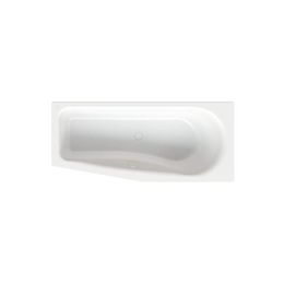 Bette BetteLuna Badewanne 2750-004 edelwei&szlig;, 170x75x45cm, Schr&auml;ge Fu&szlig;ende links