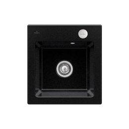 Villeroy & Boch Villeroy und Boch Subway Fl&auml;chenb&uuml;ndige Sp&uuml;le 67812FJ0 mit Ablaufgarnitur und Exzenterbet&auml;tigung, Chromit