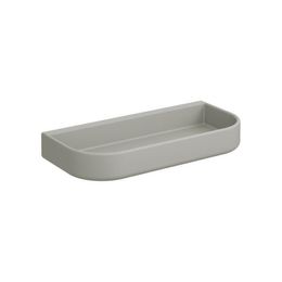 HEWI 477 Ablageschale 477.03B30095 250x35x115mm, abnehmbar, matt, felsgrau