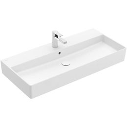 Villeroy & Boch Villeroy & Boch Memento 2.0 Waschtisch 4A221GRW 100 x 47 cm, Stone White C-plus, mit Hahnloch, mit &Uuml;berlauf